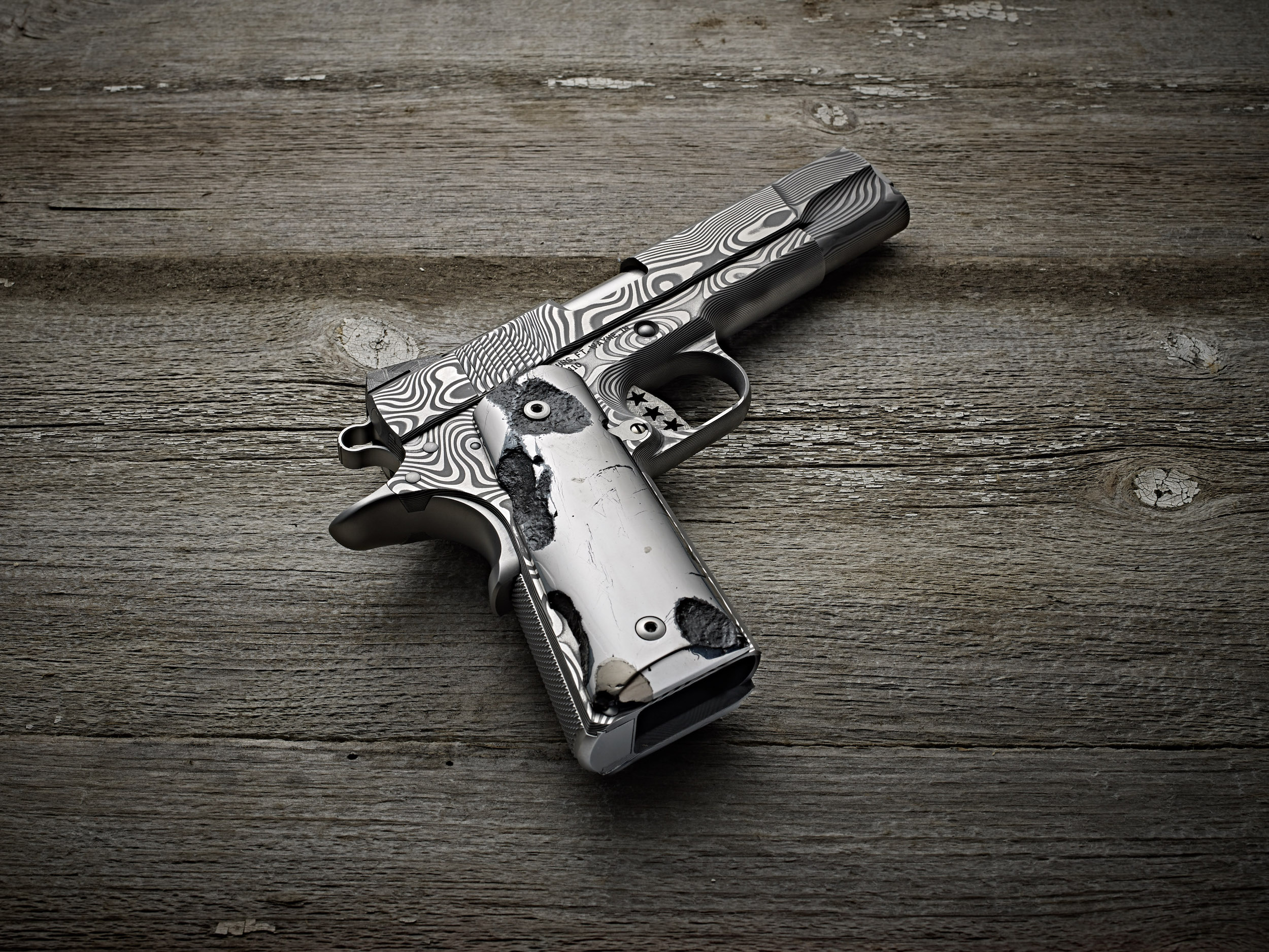 Utopia - A Limited Edition Damascus 1911 by Cabot Guns